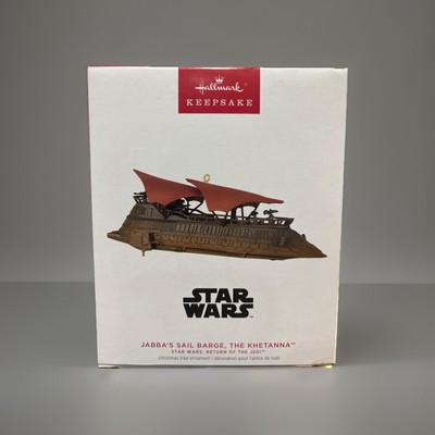 Hallmark Keepsake Star Wars Jabba's Sail Barge Khetanna Christmas Tree ...