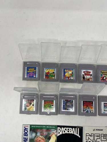 Lot of 10 Nintendo Game Boy Game Carts - TESTED Tetris PAC Man Penguin ...