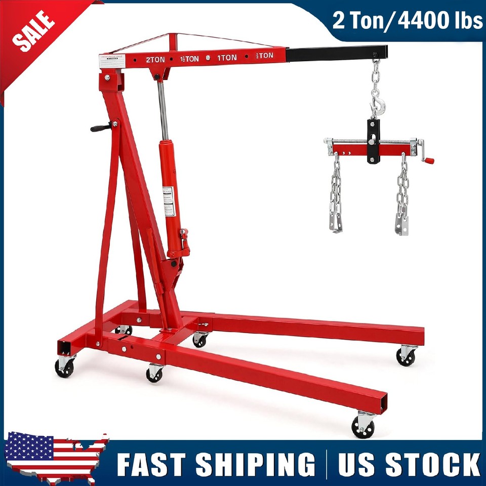 2 Ton Hydraulic Engine Hoist ,Heavy Duty Folding Engine Hoist Shop ...
