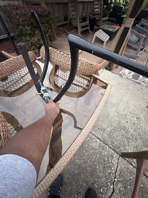 Carlini Design Black Dropper 18” Handlebars for Harley Road Glide | eBay