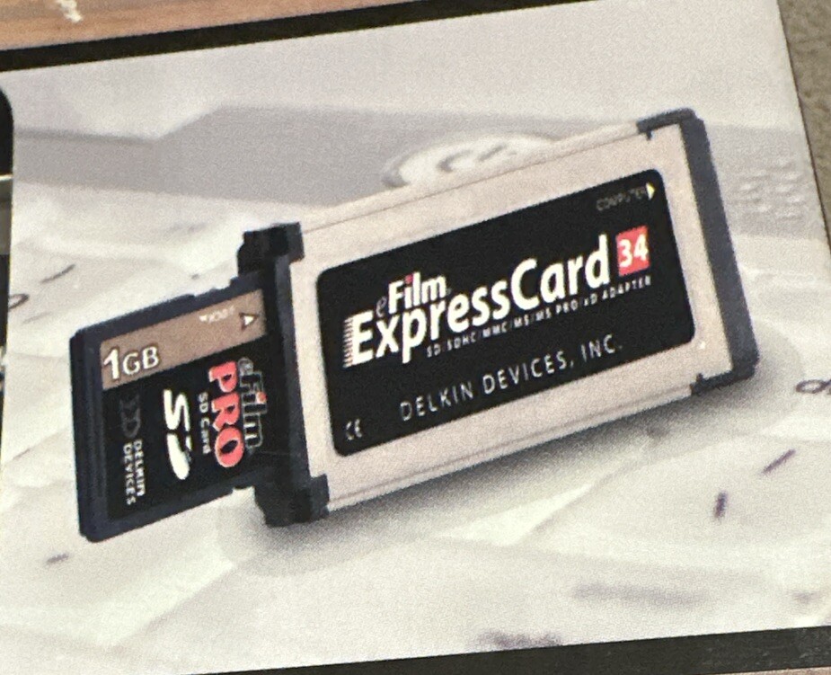 efilm 34mm + 54mm Slot Express Card Adapter for SD SDHC MMC MS MSPRO xD ...