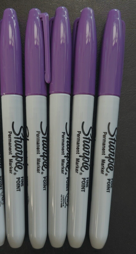 5x Genuine SHARPIE PENS in Plummy Purple | eBay UK
