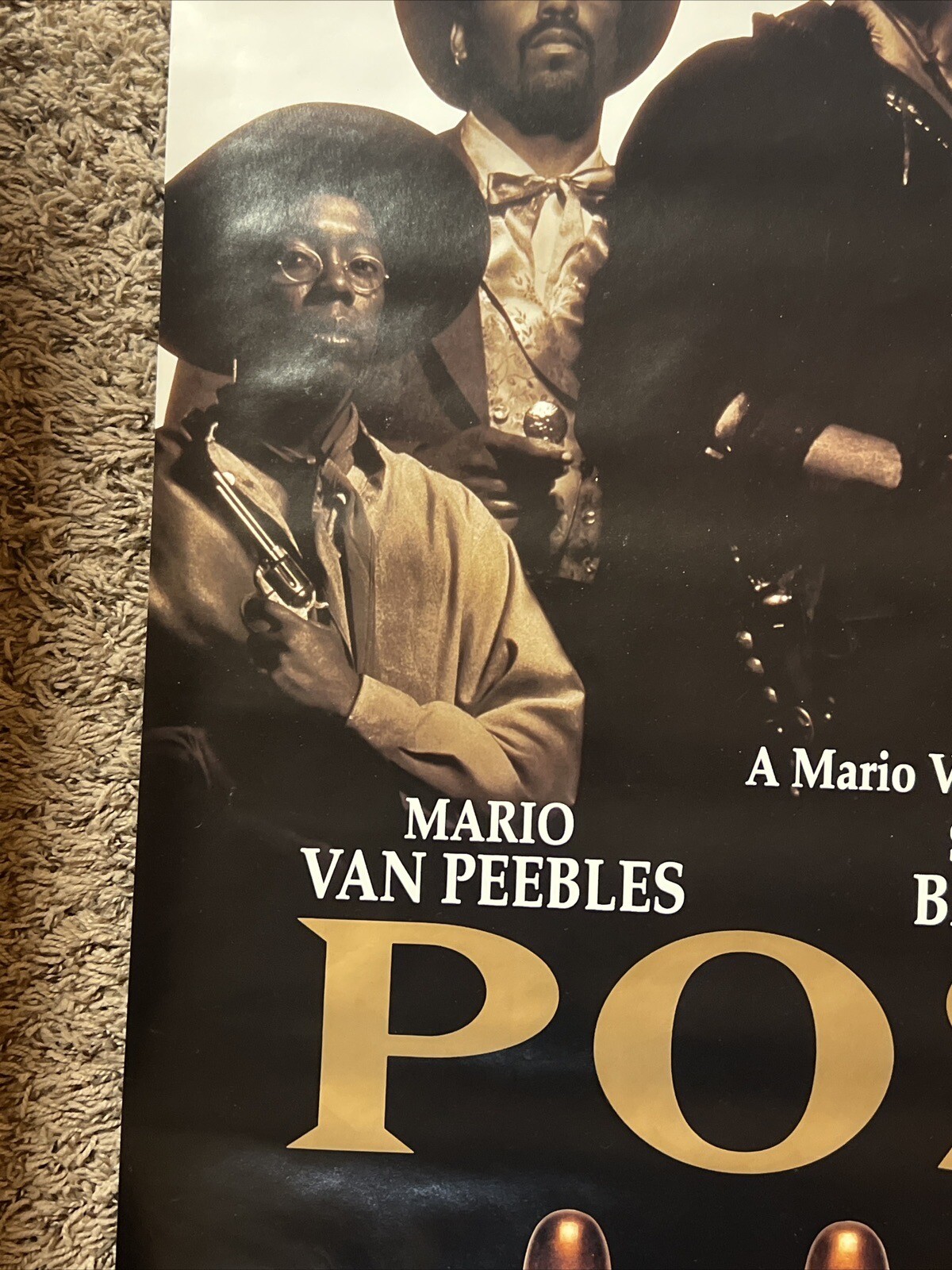 Vintage 1993 Original Movie Poster POSSE - Mario Van Peebles & Stephen ...