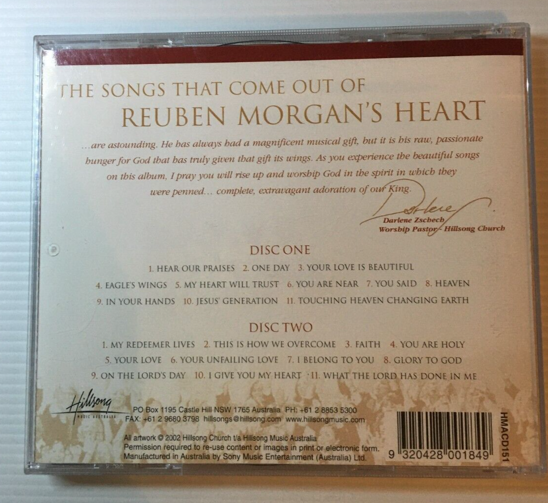 Hillsong ‎– The Songs of Reuben Morgan - 2 Disc CD (2002) 22 Tracks ...