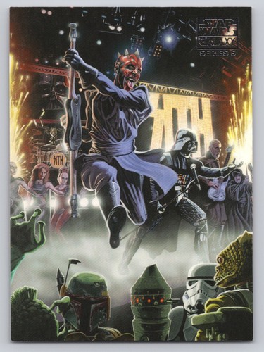 2010 Topps Star Wars Galaxy Series 5 - #59 Born to be Bad (Sith Rock ...