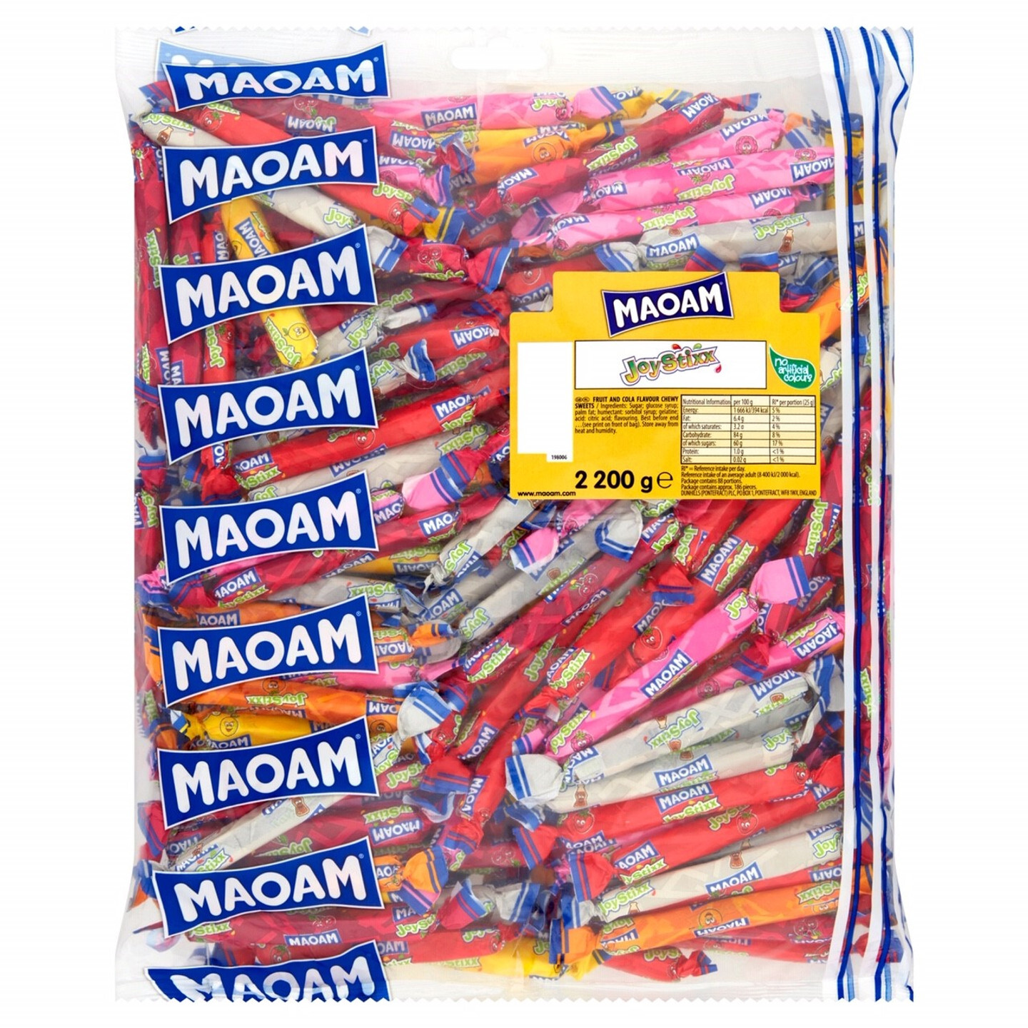 Haribo Maoam JoyStixx Cola Fruit Chews Retro Chewy Sweets Party Bulk ...