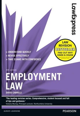Law Express: Employment Law (Revisi..., Cabrelli, David 9781292012797 ...