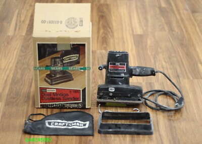 Vintage Sears Craftsman Dual Motion Dust Pick Up Sander Model 315.11650 ...