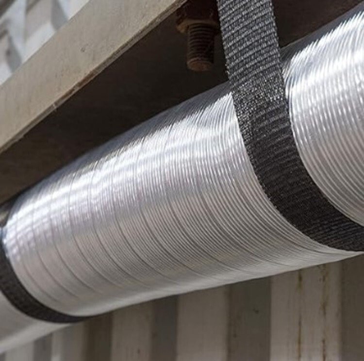 Cambridge Duct Strap Support Webbing 250' x 1.75" Black Polypropylene ...