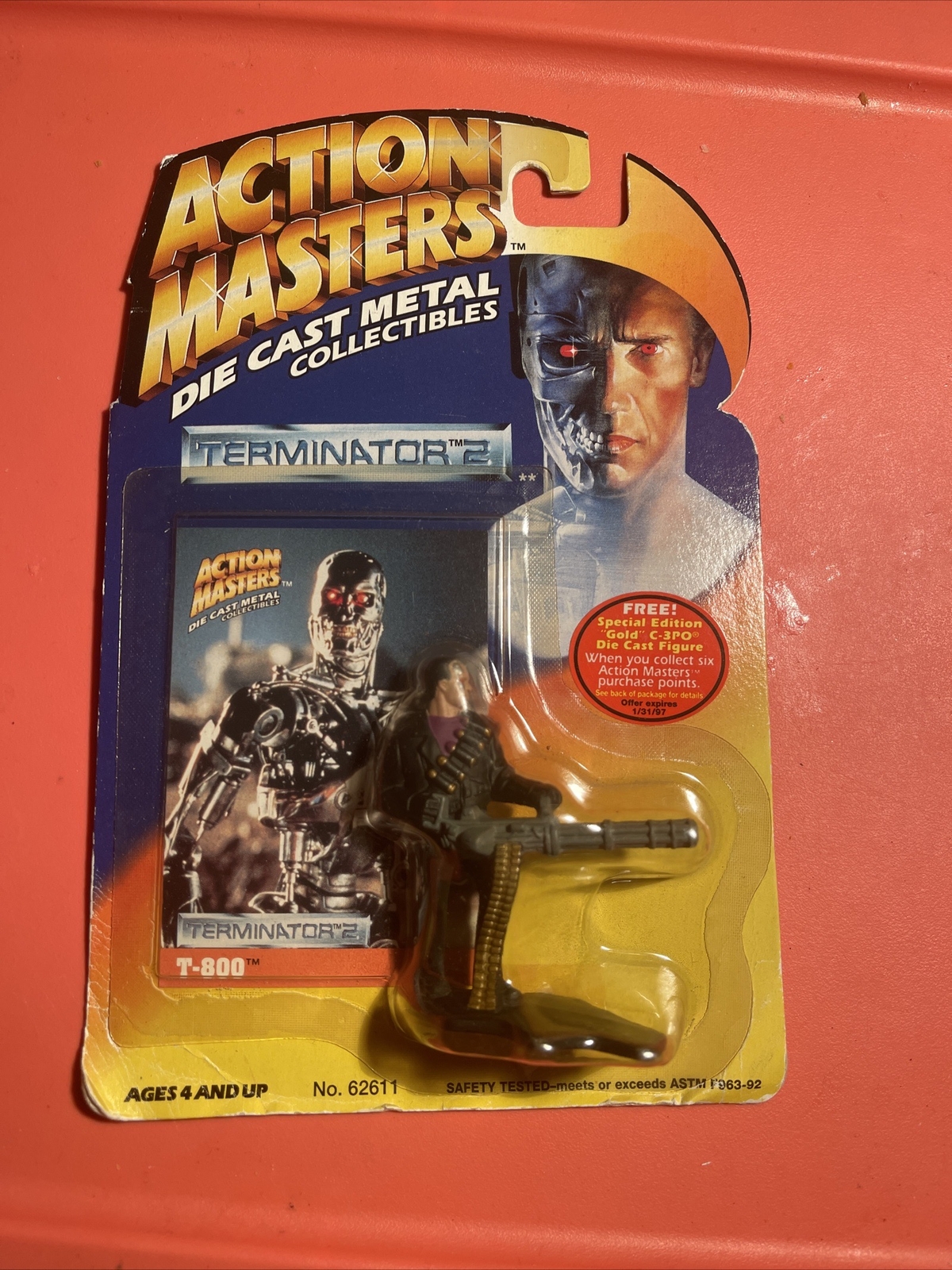 1994 Action Masters Die Cast Metal Collectibles Terminator 2 t-800 ...