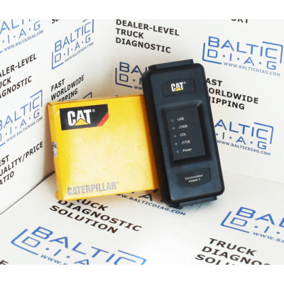 CAT CATERPILLAR 2022 DIAGNOSTIC TOOL KIT INTERFACE AND CABLES ONLY UPS ...