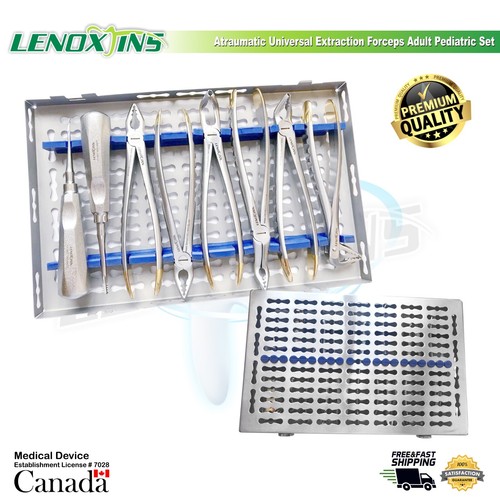 ATRAUMATIC UNIVERSAL EXTRACTION FORCEP ADULT / PEDIATRIC SET, Forceps ...