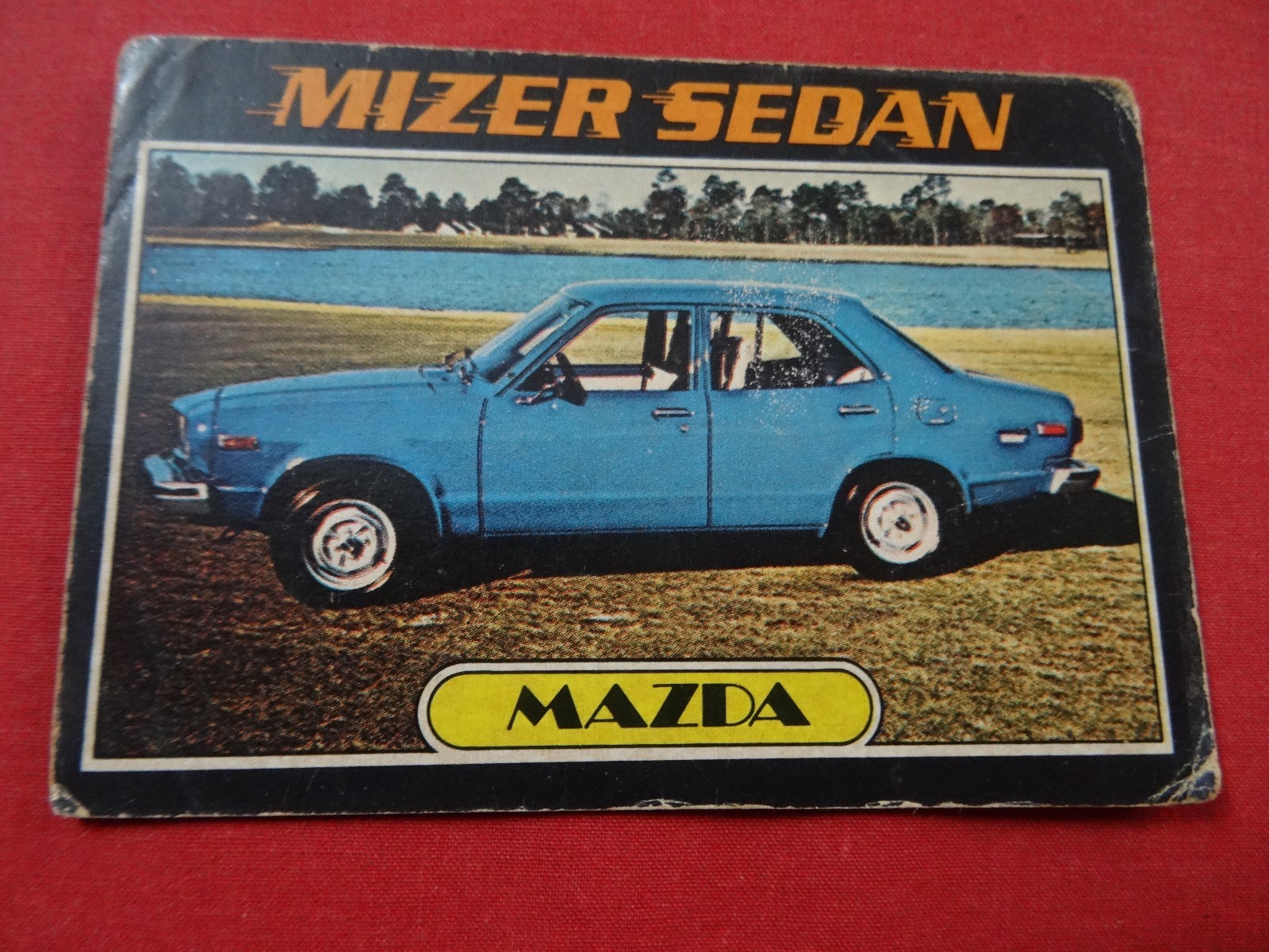 MAZDA MIZER SEDAN 1976 Topps CAR GUM TRADING CARD # 69 HEBREW ISRAEL | eBay