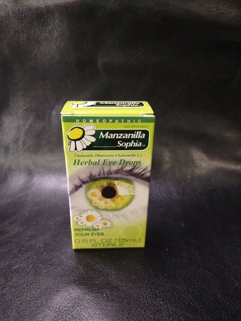 Manzanilla Sophia Moisturizing Herbal Eye Drops Hydrating Relief to ...