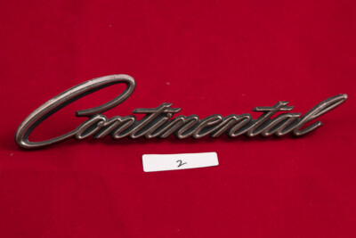 Lincoln Continental Rear Script Emblem 69-71 #2 4 posts | eBay