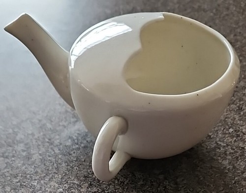 Vintage GERMANY ~ Ceramic ~ Medical Feeding/Drinking Pot ~ Invalid Cup ...