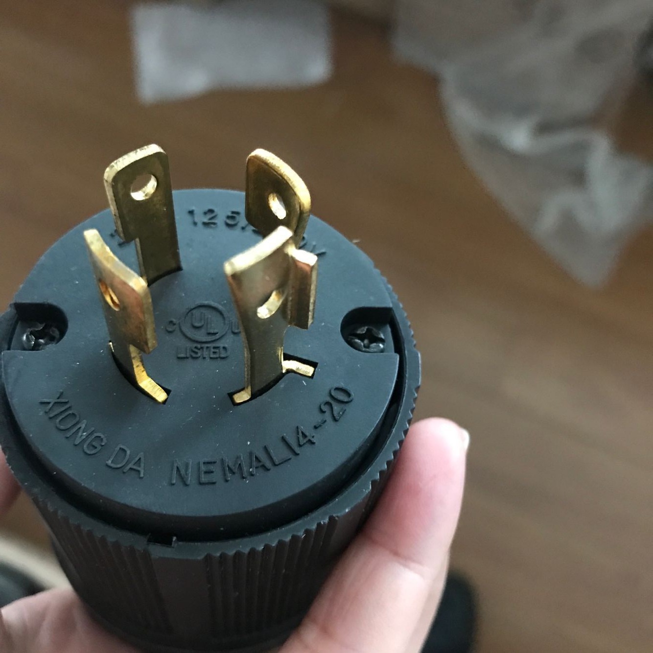 NEMA L14-20P 20 Amp 125/250V Ground Plug Generator Cord Assembly 3 Pole ...
