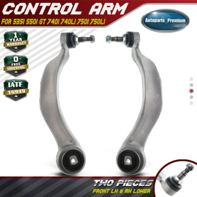 2 x Front Lower Forward Control Arm Kit for BMW F10 F01 5 7-Series 740i ...