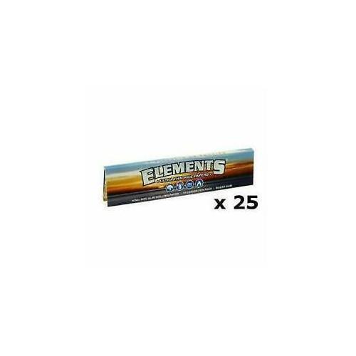 1 5 10 25 50 Elements Ultra Thin Rice King Size Slim Rolling Papers ...