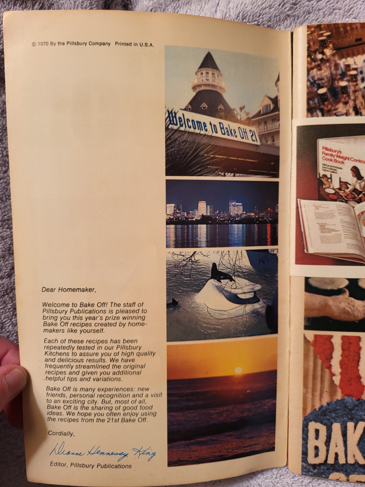 Pillsbury's Bake Off Cook Book (1970) (21st Bake-Off) | eBay