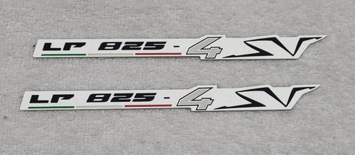LAMBORGHINI AVENTADOR SV NAMEPLATE LP825-4 SVBADGE EMBLEM DECAL (RARE ...