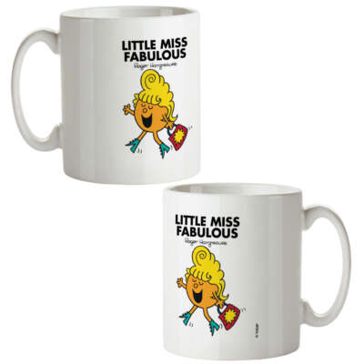 Little Miss Fabulous Mug Mr Men Hot Drinks Cup Gift | eBay UK