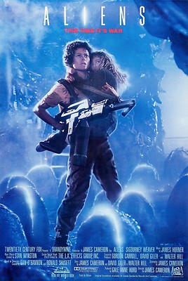 Aliens (1986) Movie POSTER | 5 Sizes | Alien 2 SciFi director's cut dvd ...