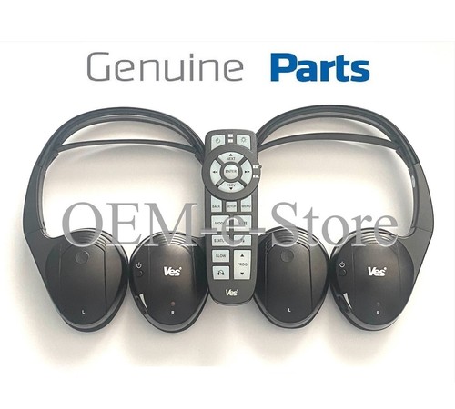 2008-2013 Chrysler Town Country VES Overhead DVD System TWO Headphones ...