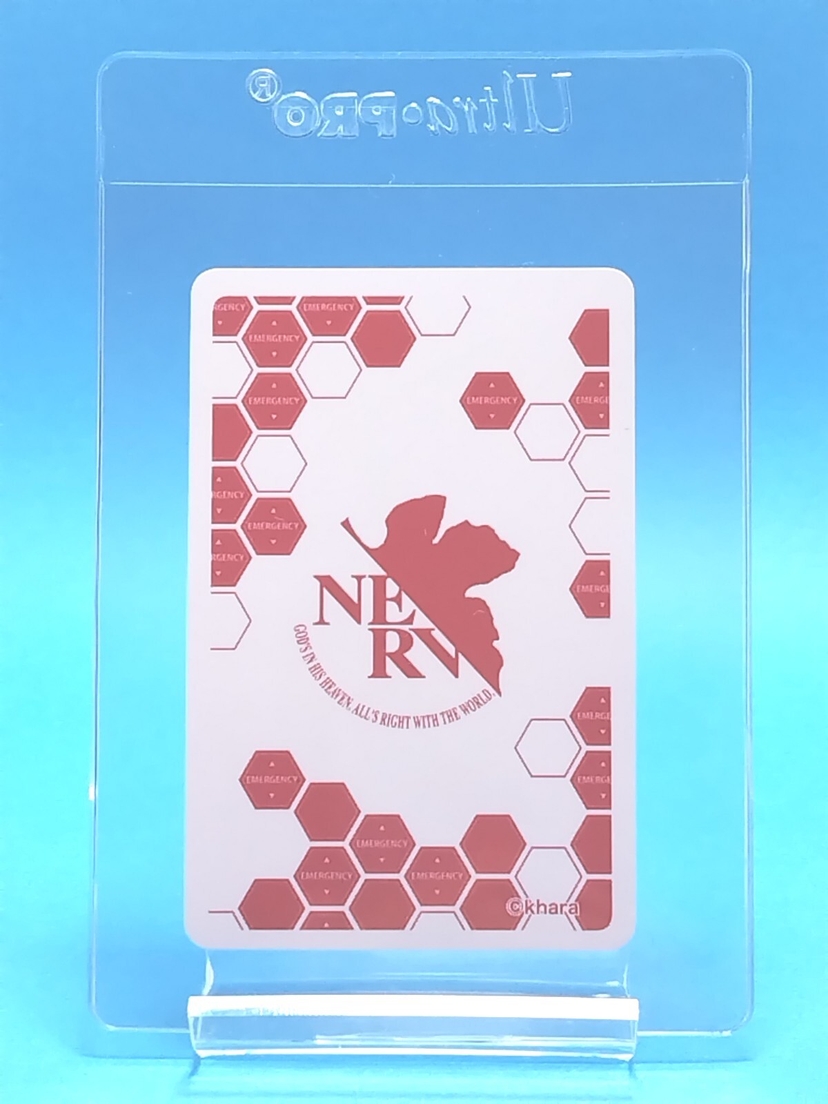 Kaworu Evangelion LIMITED EDITION Playing Card With Ultra Pro Case ...