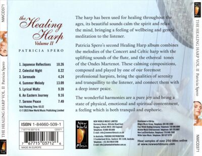 PATRICIA SPERO HEALING HARP, VOL. 2 NEW CD 767715037126| eBay