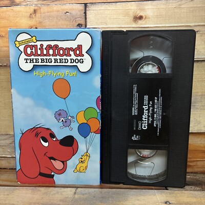 Clifford The Big Red Dog High Flying Fun VHS Tape Used Cartoon | eBay