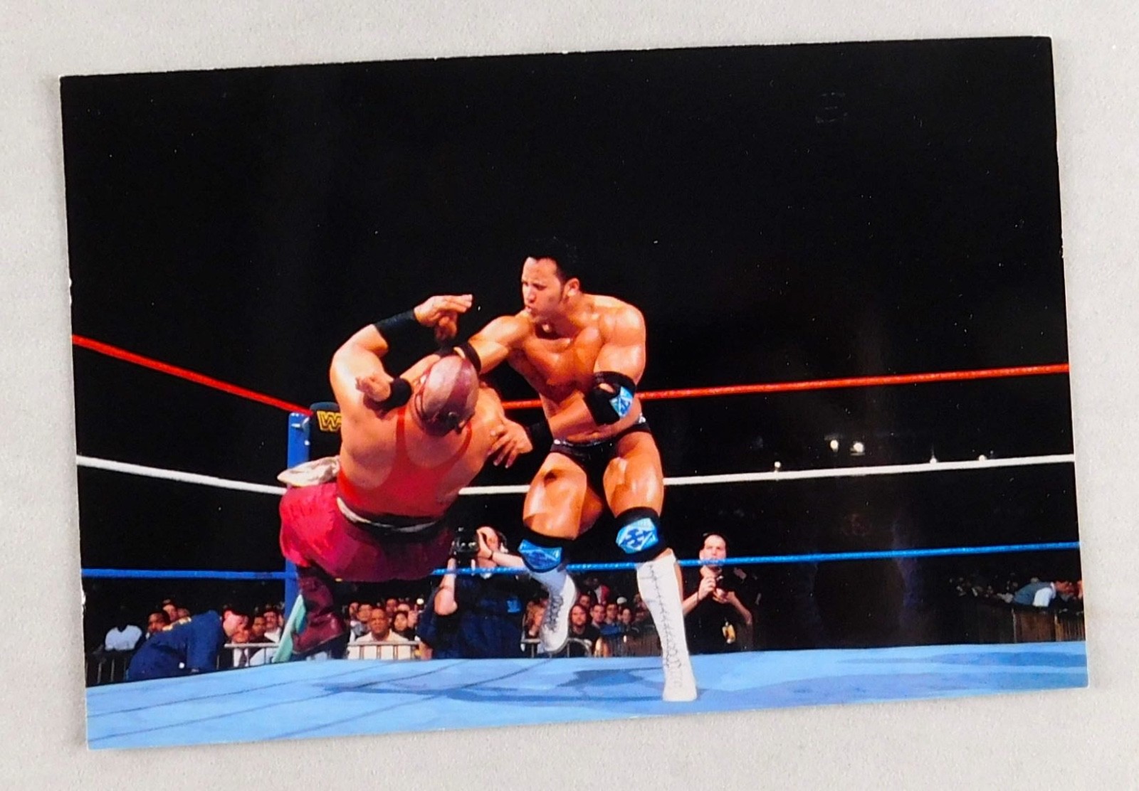 The Rock Sultan Rikishi WrestleMania 4x6 Photo Card Comic Images WWE ...