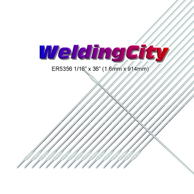 WeldingCity 5-Lb ER5356 Aluminum 5356 TIG Welding Rod 1/16"x36" US ...