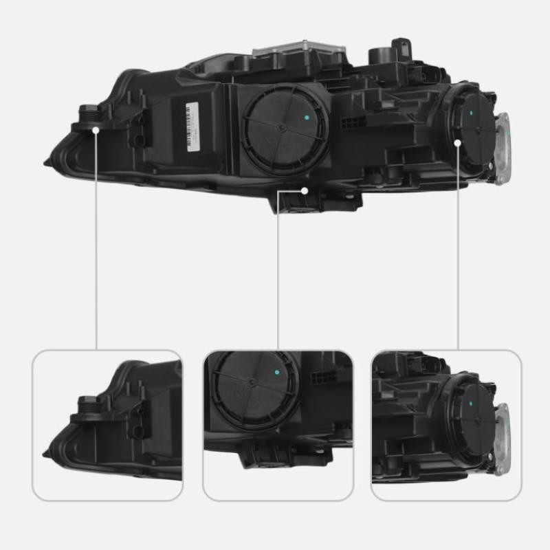 HID Left Side Headlight Front lamp Assembly For 2017-2020 Audi A3 ...