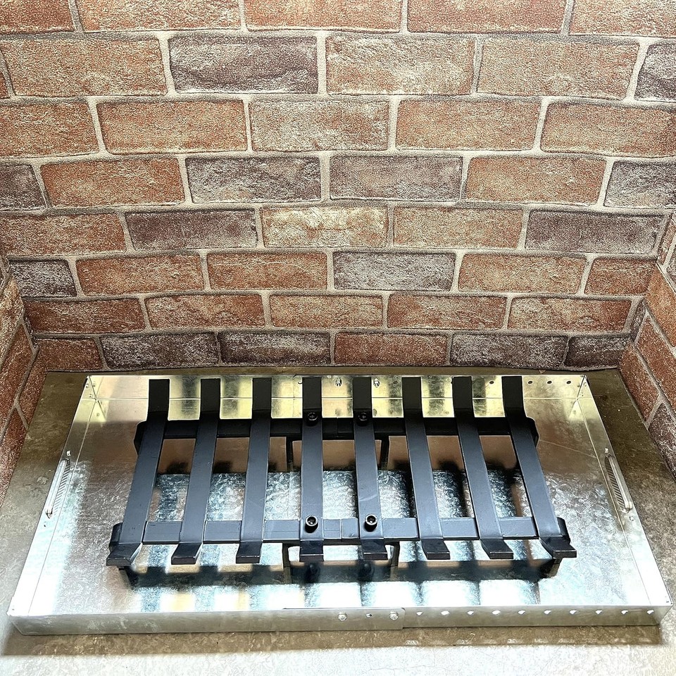 Hi Flame Fireplace Tray Expandable/Adjustable Ash Pan with Handles for ...