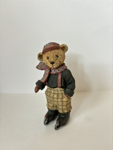 Vintage TEDDYS & TOYS Ice Skating Teddy Bear Figurine 4”Ht | eBay