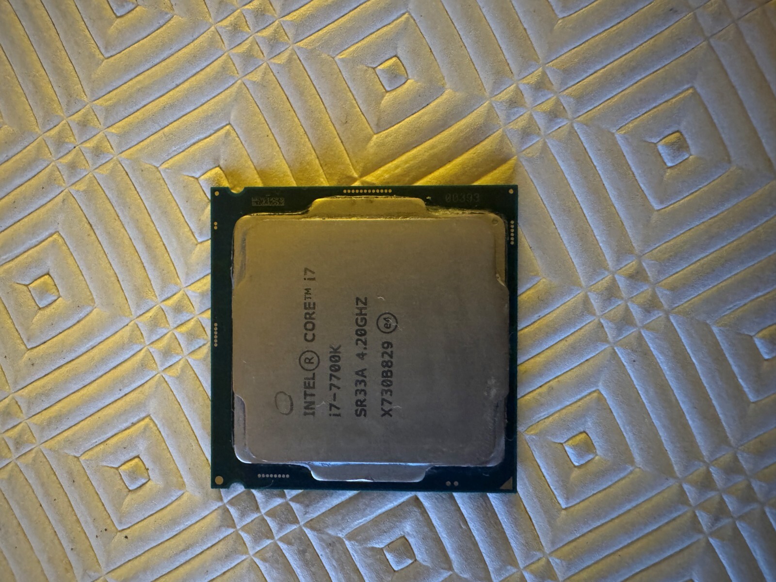 Intel Core I7-7700K Processor (4.2 GHz, Quad-Core, LGA 1151) - SR33A ...