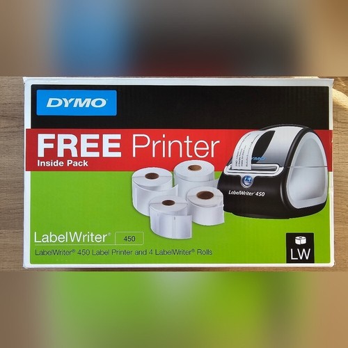 Dymo Labelwriter 450 Label Printer PC Mac With Rolls Set Business ...