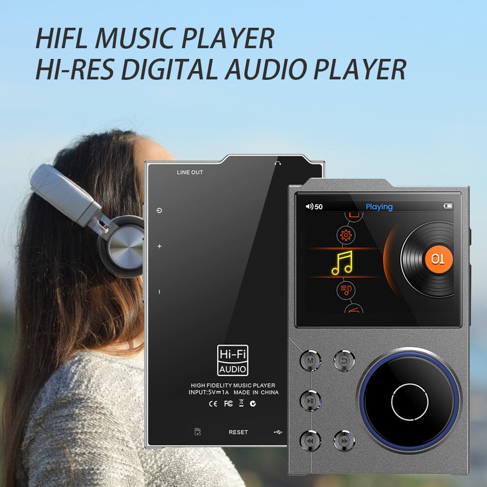 MP3 Player Bluetooth Lossless DSD High Resolution Digital Audio HiFi ...