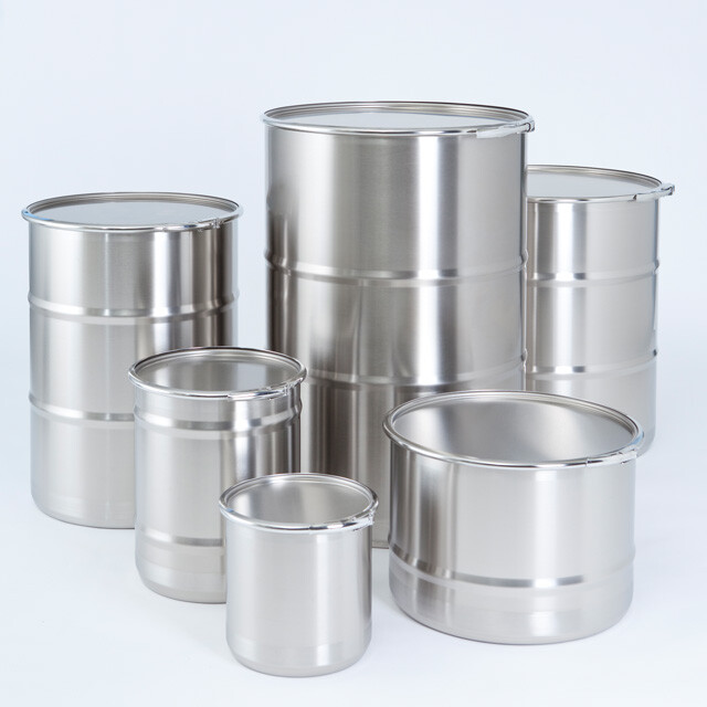 Müller 0,1L Barrel Barrels Drums Stainless Steel Flat Bottom Stackable ...