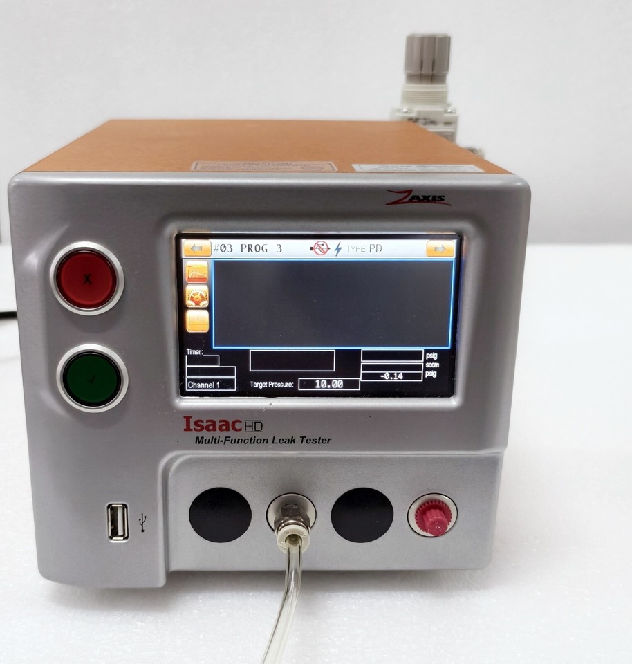 ZAXIS ISAAC HD MULTI-FUNCTION LEAK TESTER 100 PSI PRESSURE VACUUM BURST ...