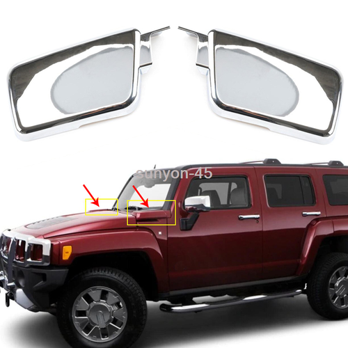 2006-2010 For HUMMER H3/ 2009-2010 H3T ABS Chrome Engine exhaust cover ...