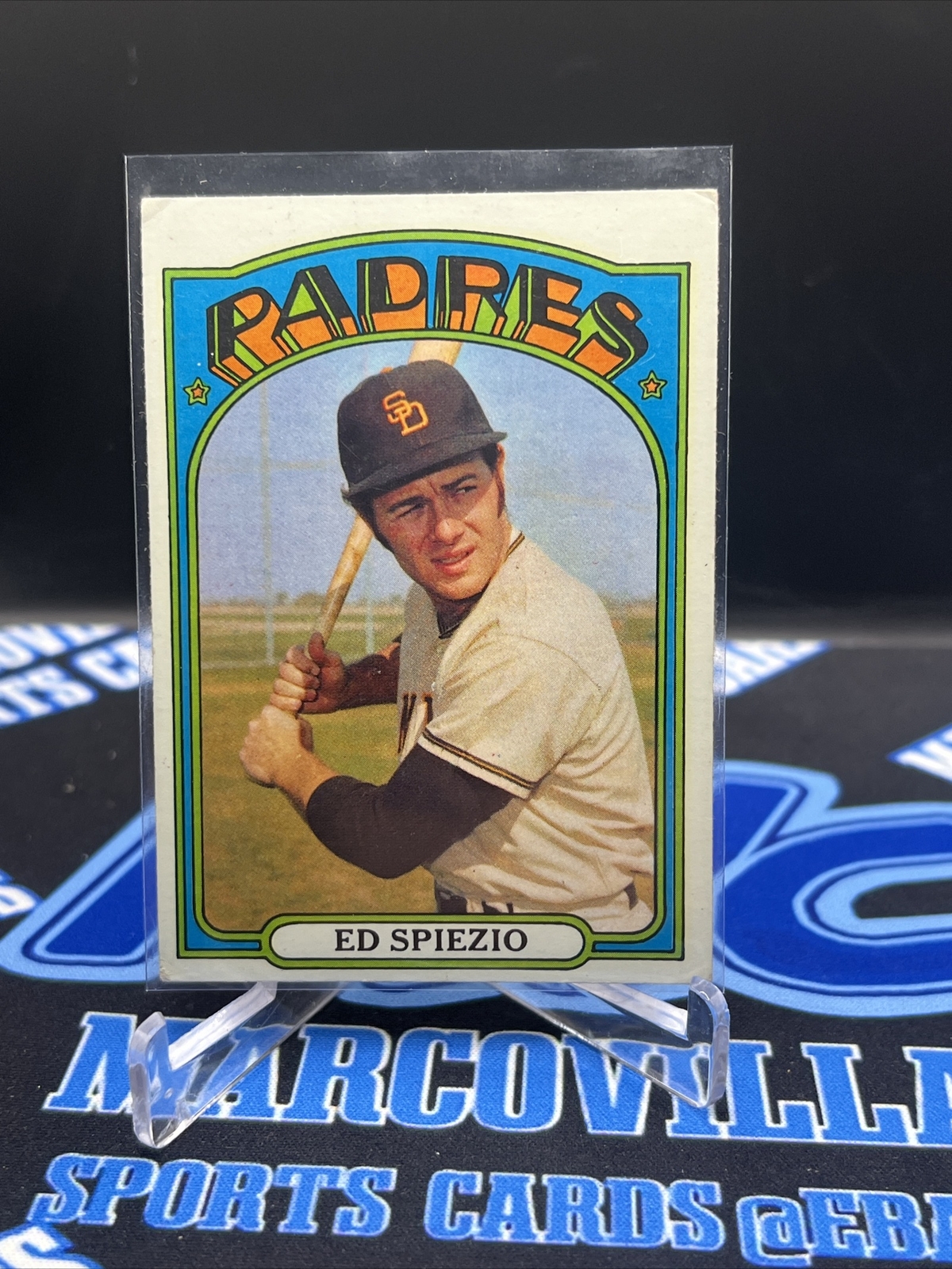1972 Topps Baseball Ed Spiezio Card #504 San Diego Padres EX ++ | eBay