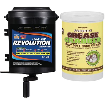 Permatex 14106 Coconut Grease Grabber HD Hand Cleaner And 71500 ...