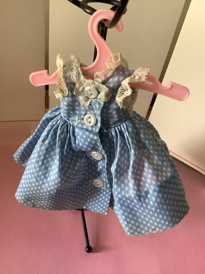 Vintage Madame Alexander 8" Doll Dress, Bonnet, Little Genius, Wendy | eBay