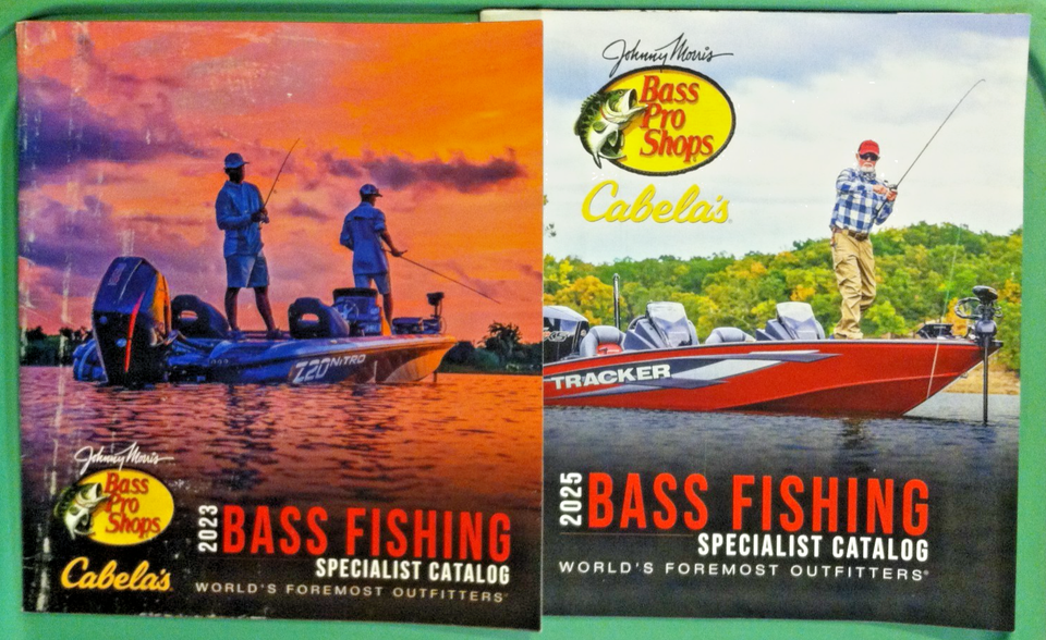10x 🔥CABELA'S FISHING🔥 2023-2025 Catalogs Fly Northern Ice Big Bass ...