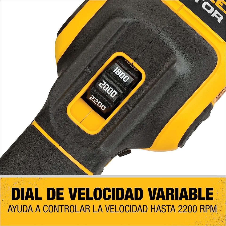 DEWALT 20V MAX XR CORDLESS BRUSHLESS 7" ROTARY POLISHER TOOL ONLY ...