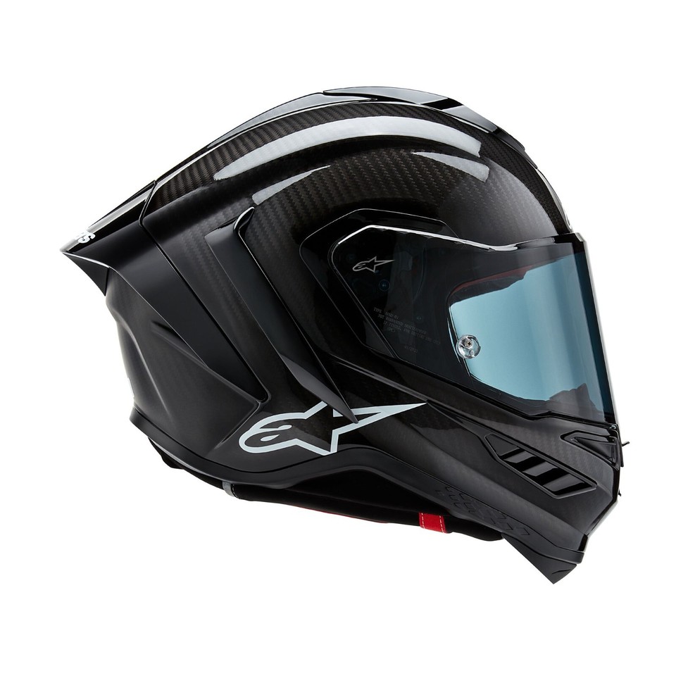 Alpinestars Supertech R10 Solid 22.06 FIM Black Carbon Helmet (1902 ...