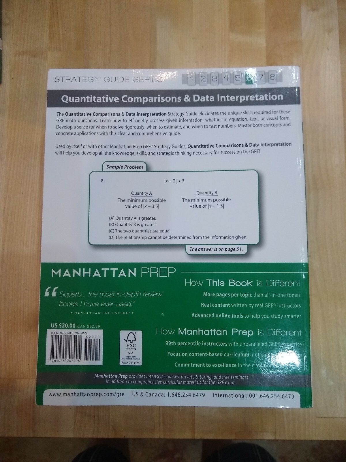 Quantitative Comparisons and Data Interpretation GRE Strategy Guide by Manhattan Prep Staff ...
