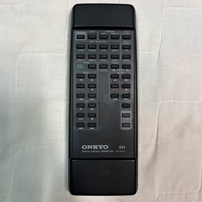 Onkyo Remote Control RC-294S RI Genuine OEM - TESTED Remote Control ...